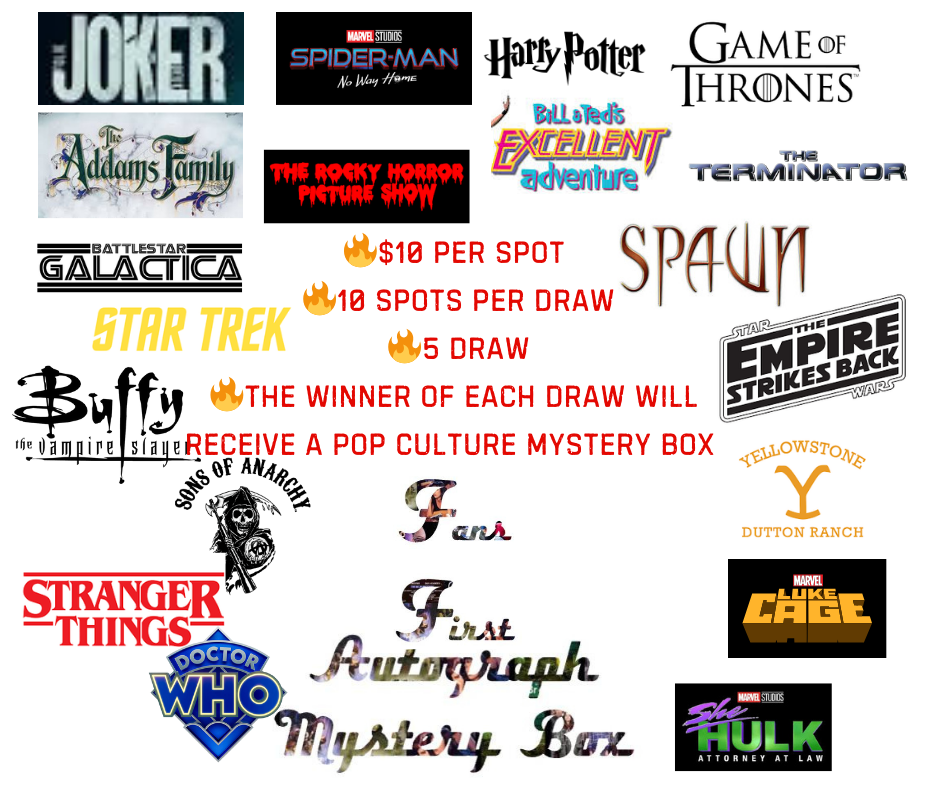 Pop Culture Signed Mystery Box Break – FansFirst