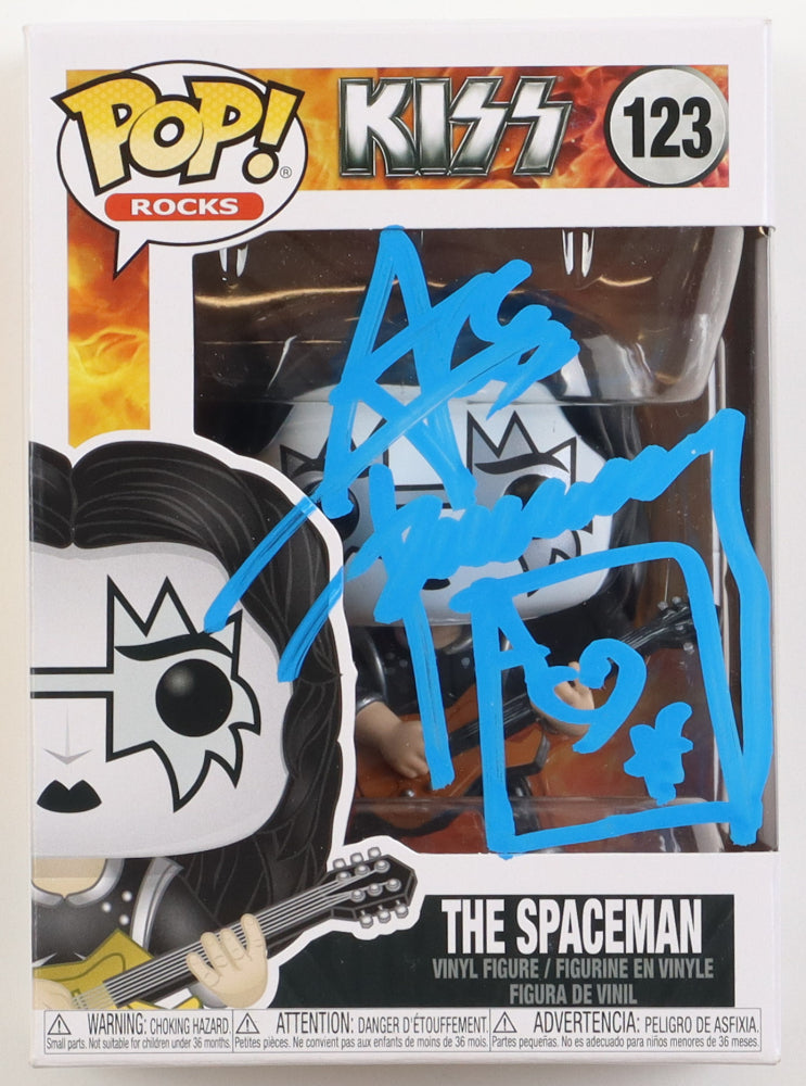 Ace Frehley Signed Kiss Funko Pop The Spaceman #123 - FansFirst – FansFirst